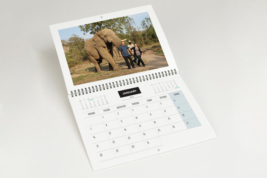 A3 Calendar Landscape – twoinone design